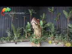 life size jurassic world animatronic t rex head dinosaur infrared sensor control