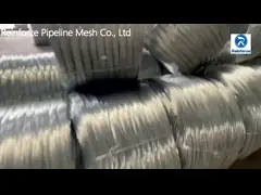 140m welded galvanized wire pipeline reinforcement mesh for oil and gas