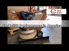 大理石の床ポリッシャ9の頭部の単一フェーズ4KWの惑星の粉砕機