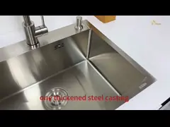 UltraDurable Stainless Steel Kitchen Sink Set with Integrated Faucet