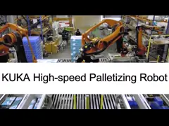 kuka industrial robot arm kuka kr16 r1610 with suction cup gripper cngbs customized gripper for pall