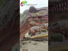 life size animatronic dinosaur t-rex realistic dinosaur model for amusement park