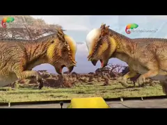 theme park 3m animatronic dinsoaur life size pachycephalosaurus for amusement park