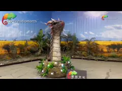 animatronic dragon theme park decoration life size realistic dragon model