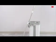 household 2-in-1 microfiber flat mop with bucket 360 rotating floor cleaning 2.5kg