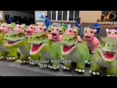 dino world animatronic dinosaur electric scooter for amusement park
