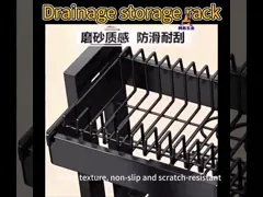 oem double layer retractable sink top dish rack ce certified anti rust