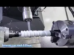 Manufacture Custom Food Grade Conveyor Flexible Spiral Augers Upe Hdpe Pp Uhmwpe Pom Nylon Screw Plastic Auger Cnc Pars Machine Easy Operation Screw Conveyor