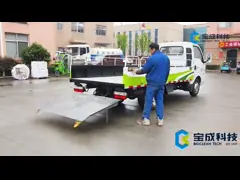 light duty dumpster trash pick up truck junk removal pickup truck 1610kg
