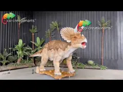 realistic induction control animatronic dinosaurs animatronic triceratops for attaction