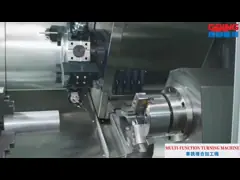 高精度ダブルスピンドルCNC旋盤・フライス複合加工機