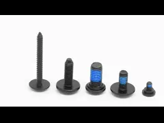 m0.8 m1.0 micro screws carbon steel black nickel cross micro fasteners circuit board adhesive