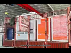 industrial metal smelting with electric induction melting furnace and plc control system