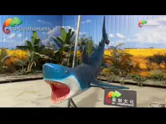 aquarium realistic animatronic animals shark wave realistic model for sea world exhibition