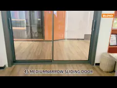 floor-to-ceiling aluminum sliding door for modern office spaces