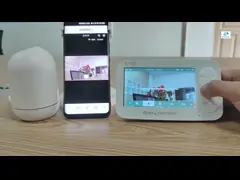 automatic alarm video baby monitor wifi 2.4ghz 940nm led light motion sensor