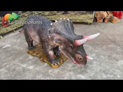 waterproof animatronic triceratops life size animatronic dinosaur for amusement park