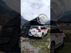 Wholesale Camping Outdoor 3-4 Person Side Open Roof Tent With Annex