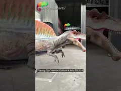 theme park life size animatronic dinosaurs spinosaurus for amusement park playground