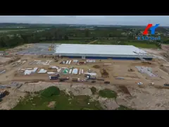 gb standard q355b steel prefabricated structural metal hangar warehouse workshop