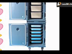 iso9001 electric thermal food carrier tray carrier 535mm 90ltr thermal pan carrier