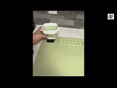 oem food grade art painting tools silicone craft mat with cup for kids student