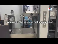 full automatic plastic cup manufacturing machine 800-1200 cups/min precision control
