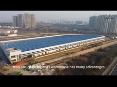 custom large span prefabricated steel structure warehouse building