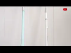 Microfiber Hands Free Squeeze Mop Stainless Steel Handle Washable Wet Dry Rectangle Head Shape