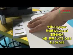 semi auto v grooving machine pneumatic grooving die cutting machine