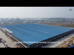 Capannone con struttura in acciaio Q235B Q355B con travi a sezione a H