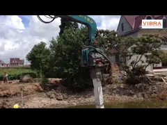 high accuracy mini pile driving equipment multifunctional silence operation