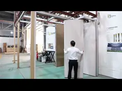 Operable Acoustic Wall Systems 89mm Soundproof Movable Partition