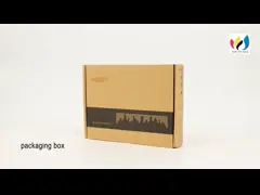 biodegradable kraft packaging large rectangle mailer box folding strong corrugated cartons with logo
