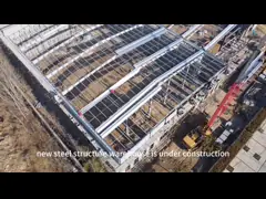 prefab steel structure building for industrial workshops q235b q355b