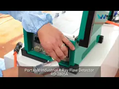 Macchina a raggi X industriale portatile per metalli con corrente del tubo da 5 mA, macchina per l'ispezione a raggi X