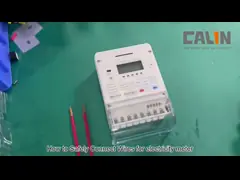 GPRS-1P Smart Electric Meter IP 54 Gerangschikte draadloze elektriciteitsmeter voor gemakkelijke installatie en onderhoud De CA168-J STS prepaid meter