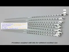 Precision Stainless Steel Surgical Drill Bit Corrosion Resistant For Medical