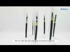 48 porteur axial à haute résistance du câble optique ADSS FRP de fibre de mode unitaire de noyau
