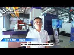 SMTCL pbc110 pesado Siemens sistema de cnc piso tipo horizontal de fresado de 5 ejes de perforación