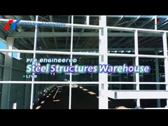 large span steel structure building portal frame prefab light gauge steel construction