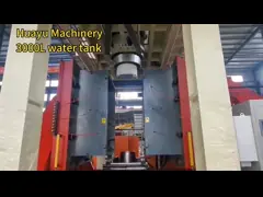 huayu 3000l 3-layer hdpe water tank blow moulding machine with plc control