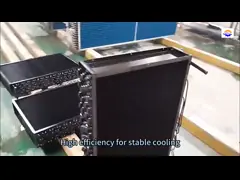 Marine Copper Condenser with Aluminum Fins 12mm Tube Corrosion Resistant