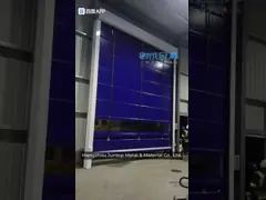 Classe di protezione IP55 Legatura velocemente arrotolata Porta di chiusura a rulli per la sicurezza del magazzino