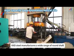 hot dip galvanized prefab steel ground pile foundation system screw helical anchor bolt