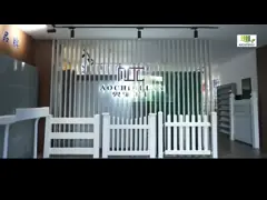 installation friendly vinyl fence panels for sale 1.83m high adjustable size