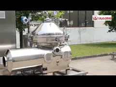 HUADING Vertical Centrifugal Filter Separator Solid Bowl Centrifuge For Beverage