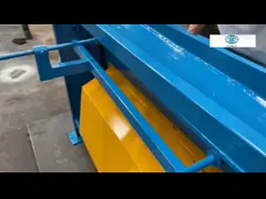 máquinas de corte de hojas de hierro para la guillotina