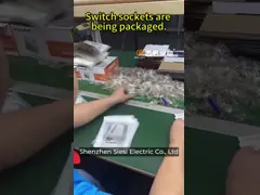 ultra thin safety 10a 16a s7 wall switch socket for bedroom living room dining room