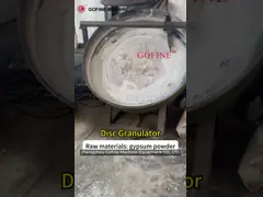 Disc Granulator Fertilizer Machine 1-2T/H with PLC Control System